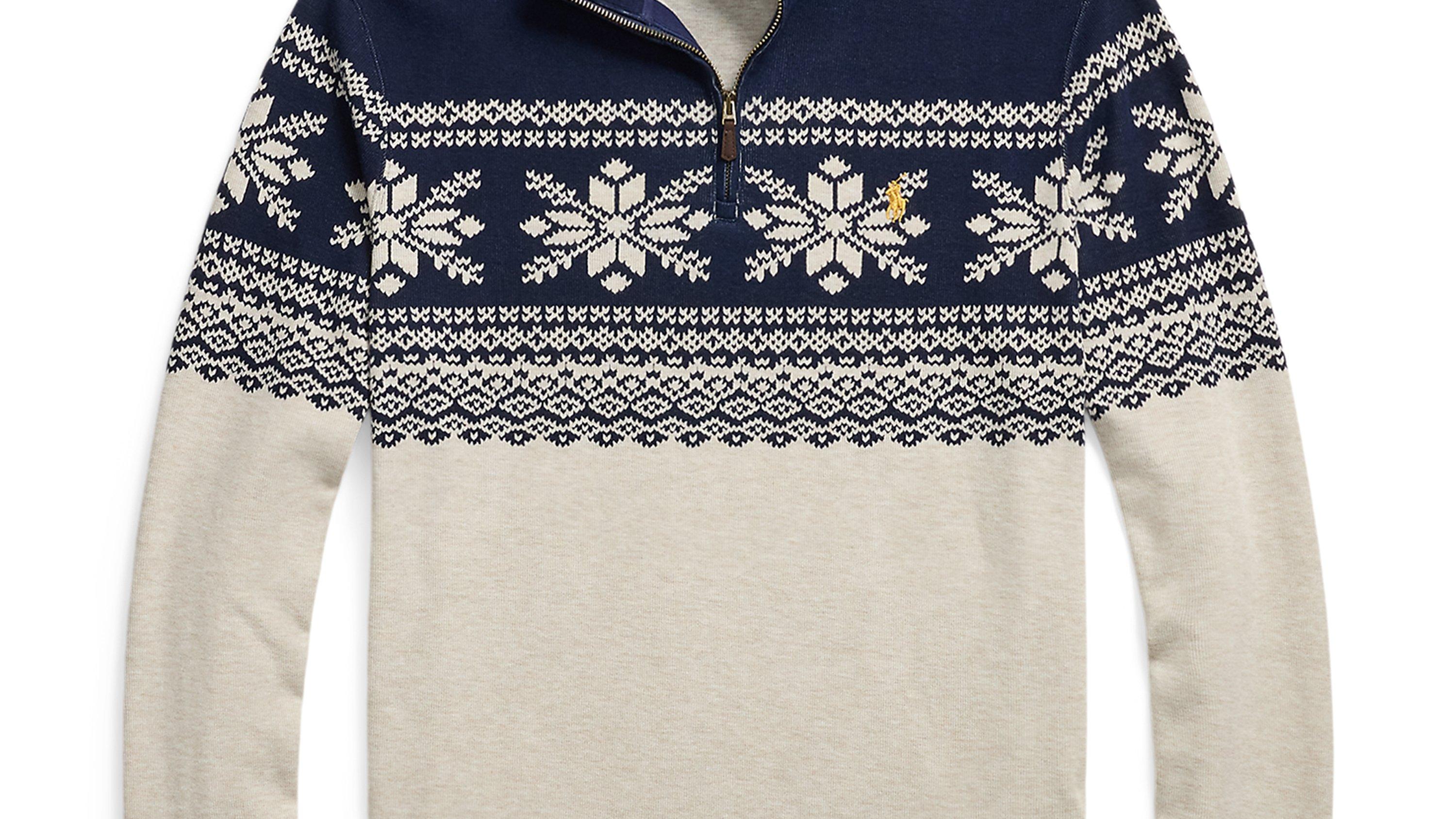 Polo Ralph Lauren | Snowflake Double Knit Pullover | 1/4 Zip Polo Ralph Lauren | Snowflake Double Knit Pullover | 1/4 Zip